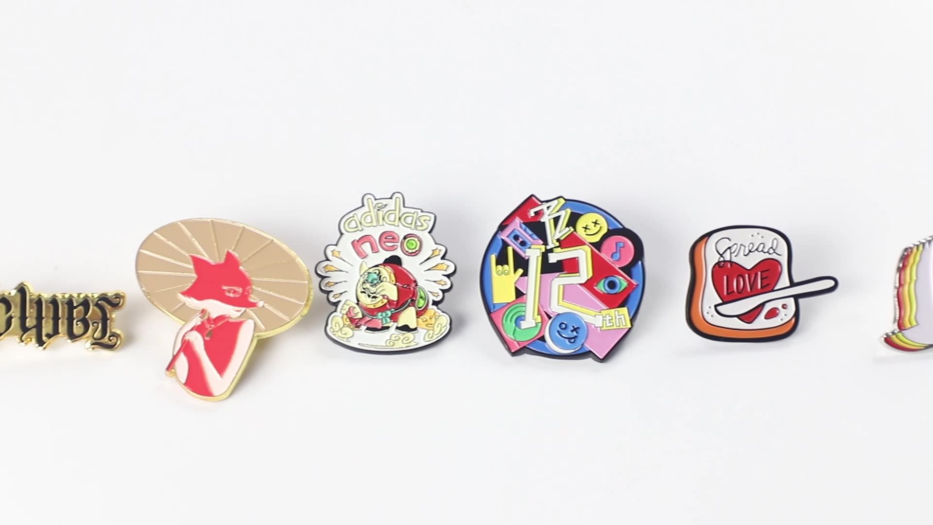 Promotional Metal Pin With Backing Card Packaged Custom Design Metal ...