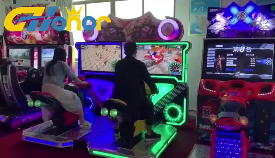 Indoor Machine Twins Ff Moto Racing Video Game Arcade Driving Simulator ...