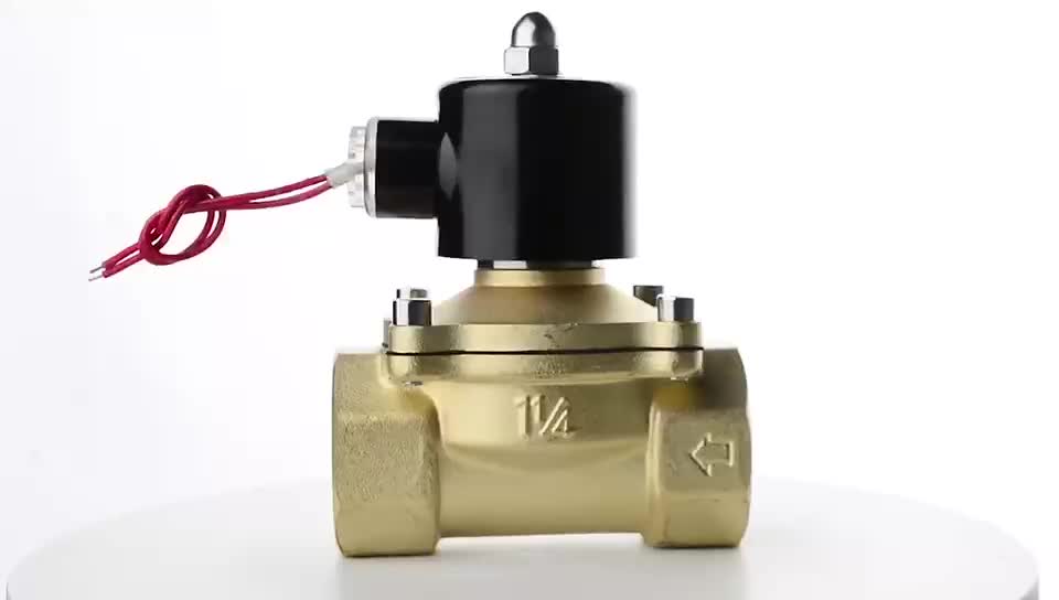 Dn50 2 Inch 2w-500-50 Normally Closed Brass High Pressure Mini Electric Actuator Direct-acting ...