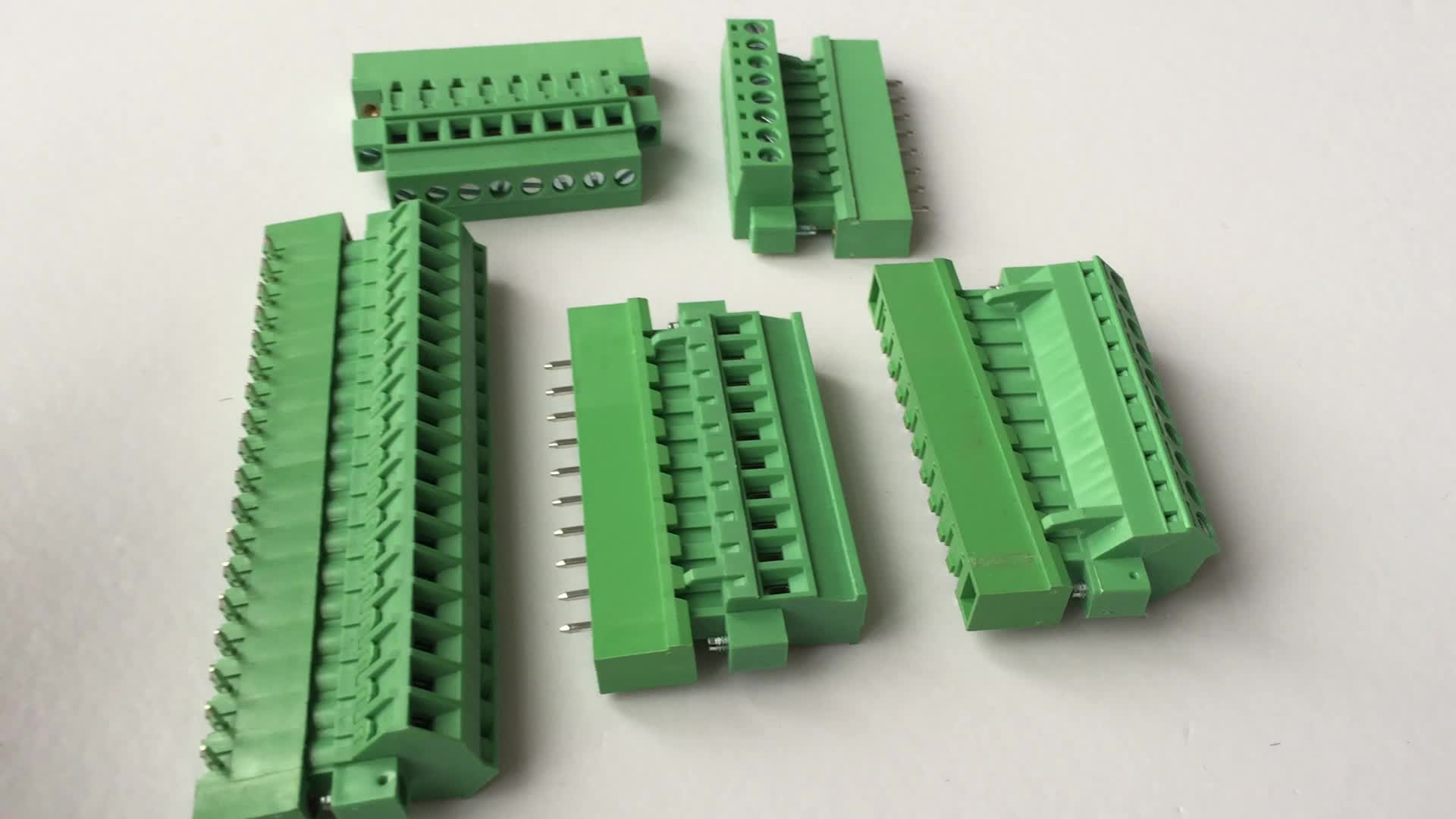 5.08 Mm Pitch Right Angle 10pin Pcb Pluggable Terminal Block Connectors ...