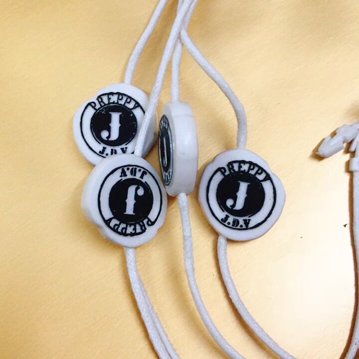 Custom Garment Plastic Hang Tag String With Brand Name Logo - Buy ...