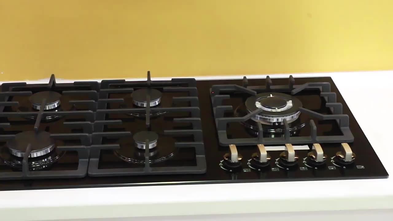 Five Burner Gas Stove Commercial Gas Stove Burner Countertop Kitchen ...