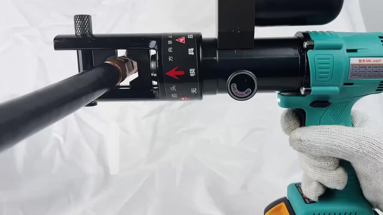 Electric Press Tool For Cable Lugs Me-240t Hydraulic Pliers Battery ...