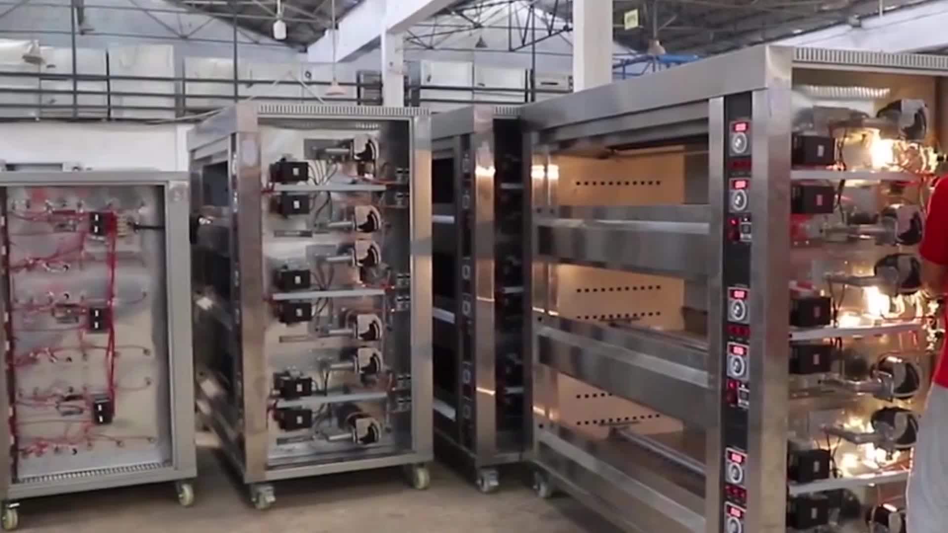 Gasbakingoven 3 Deck Gas Baking Equipment Electric Bakery Oven Prices ...