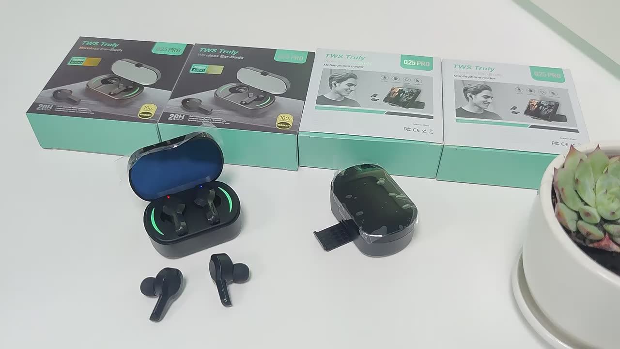 Q25 Pro Tws Wireless 5.3 Earphone Noise Canceling Headset 3d Stereo ...