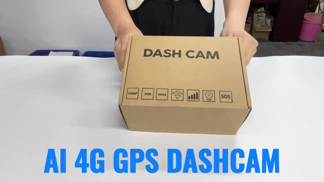 Newest 4g Ai Car Camera Dash Cam Record Inside Adas Dms Cmsv6 Car Dvr Dual Lens Smart Dashcam ...