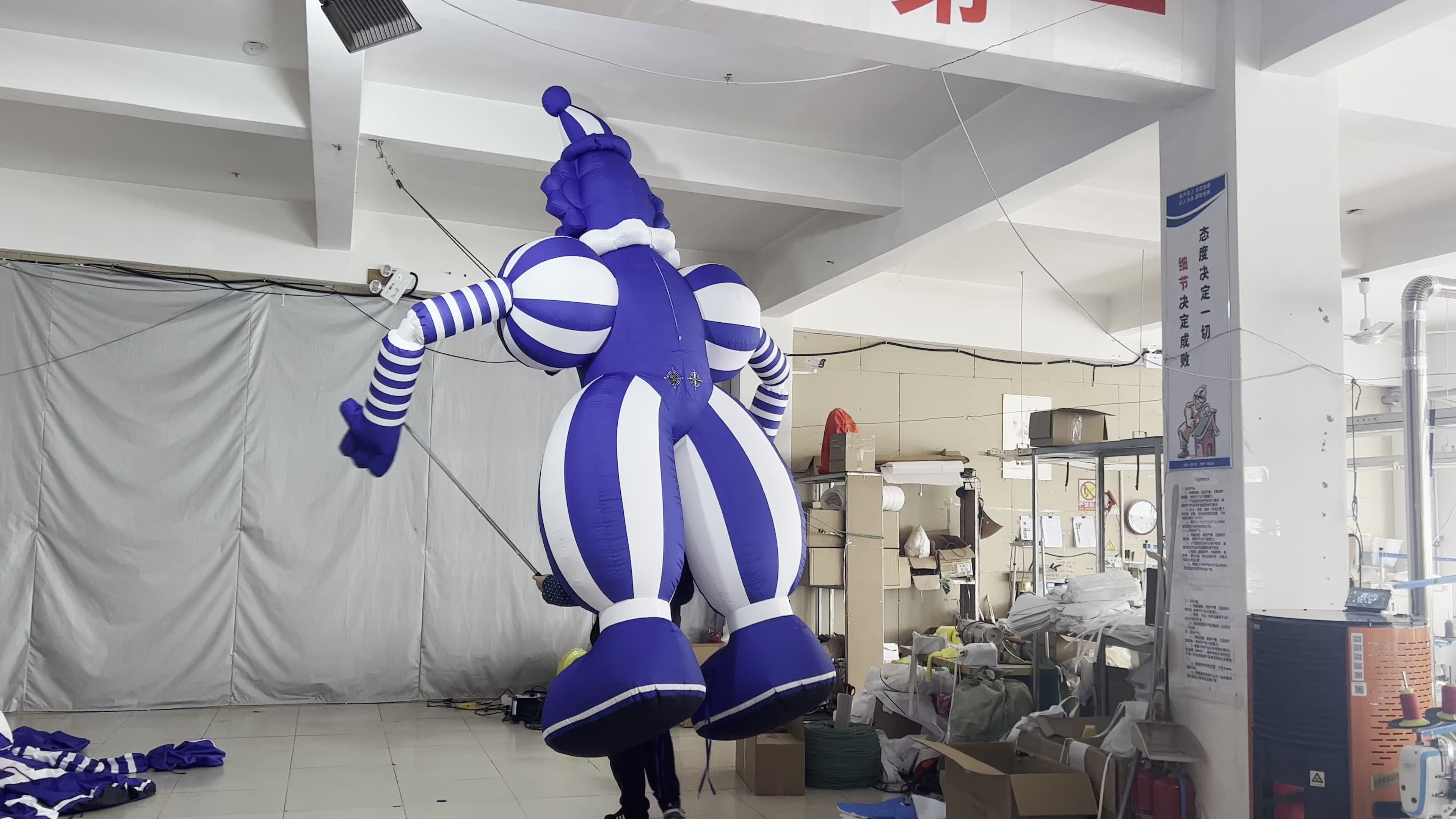 Clown Puppet Wearable Parade Costume Colorful Funny Walking Inflatable ...