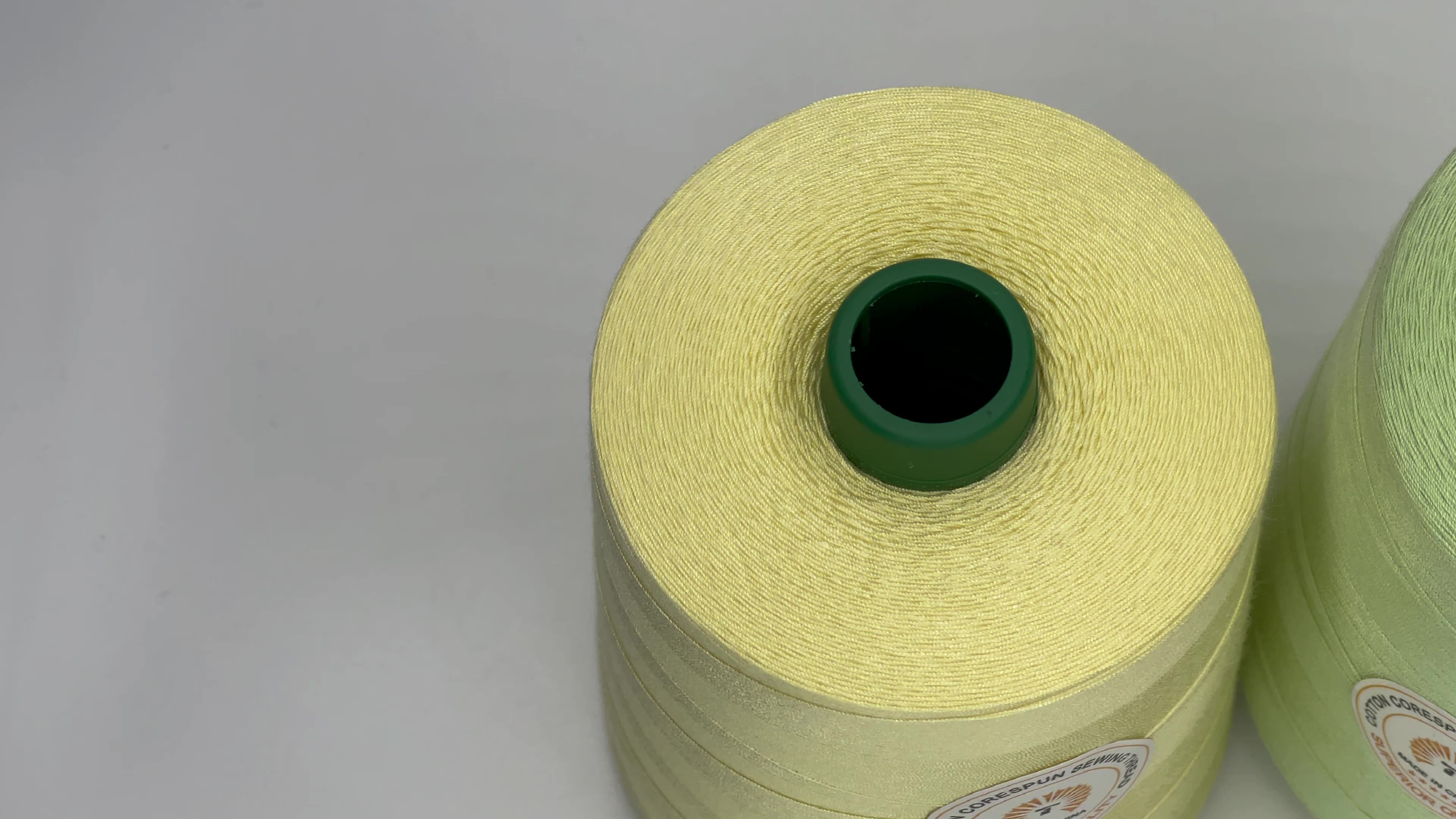 Eco-friendly High Quality Tex60 20s/2 30s/3 Cotton Polyester Core Spun ...