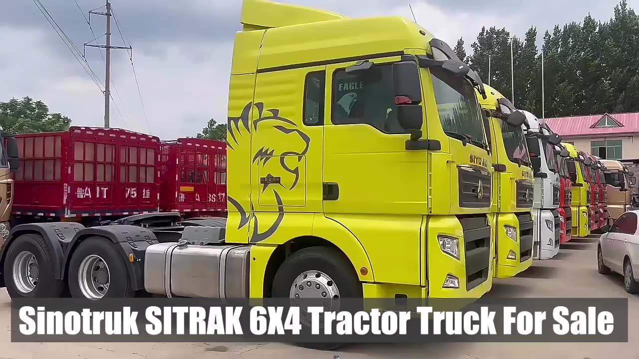 Used Sinotruck Sitrak 540hp Euro5 Tractor Truck High Power 6x4 Mining ...
