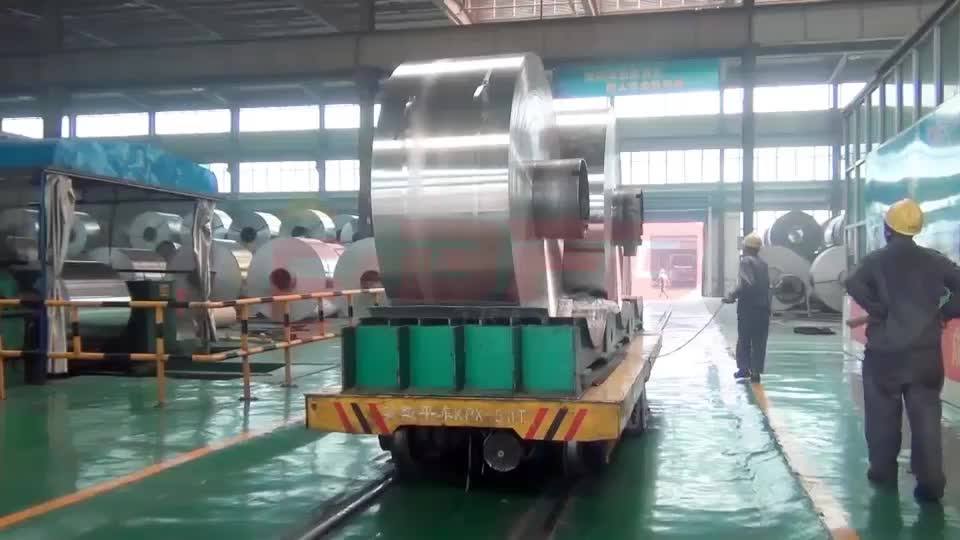 Steel Box Beam Structure Motorized Coil Transport Rail Flat Cart - Buy ...