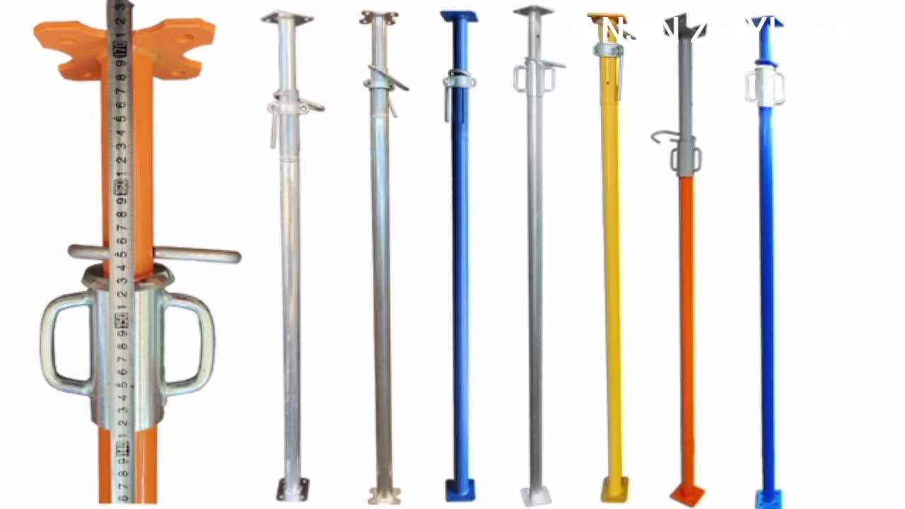 Metal Roofing Types Of Used Construction Props Jacks Support Steel ...