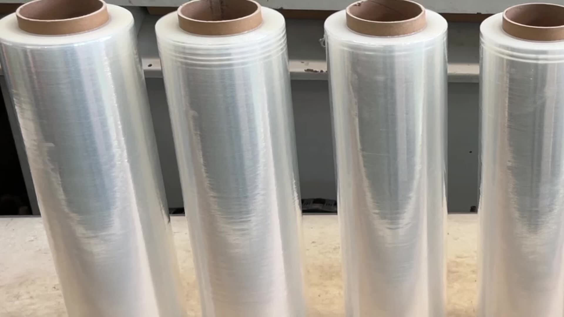 Stretch Film Roll Industry Custom Colors Transparent Lldpe Clear Paper ...