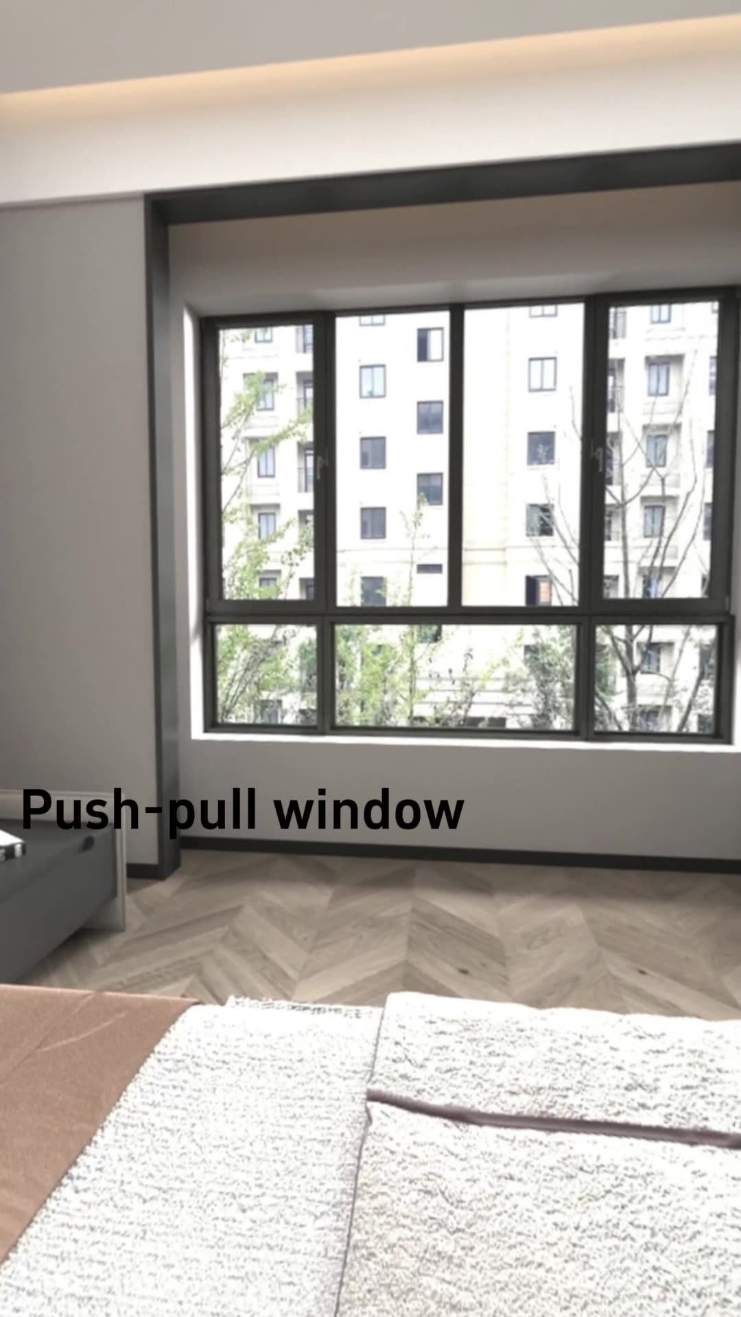 Galvanized Aluminum Frame Sliding Window Anti Theft Window Grills ...