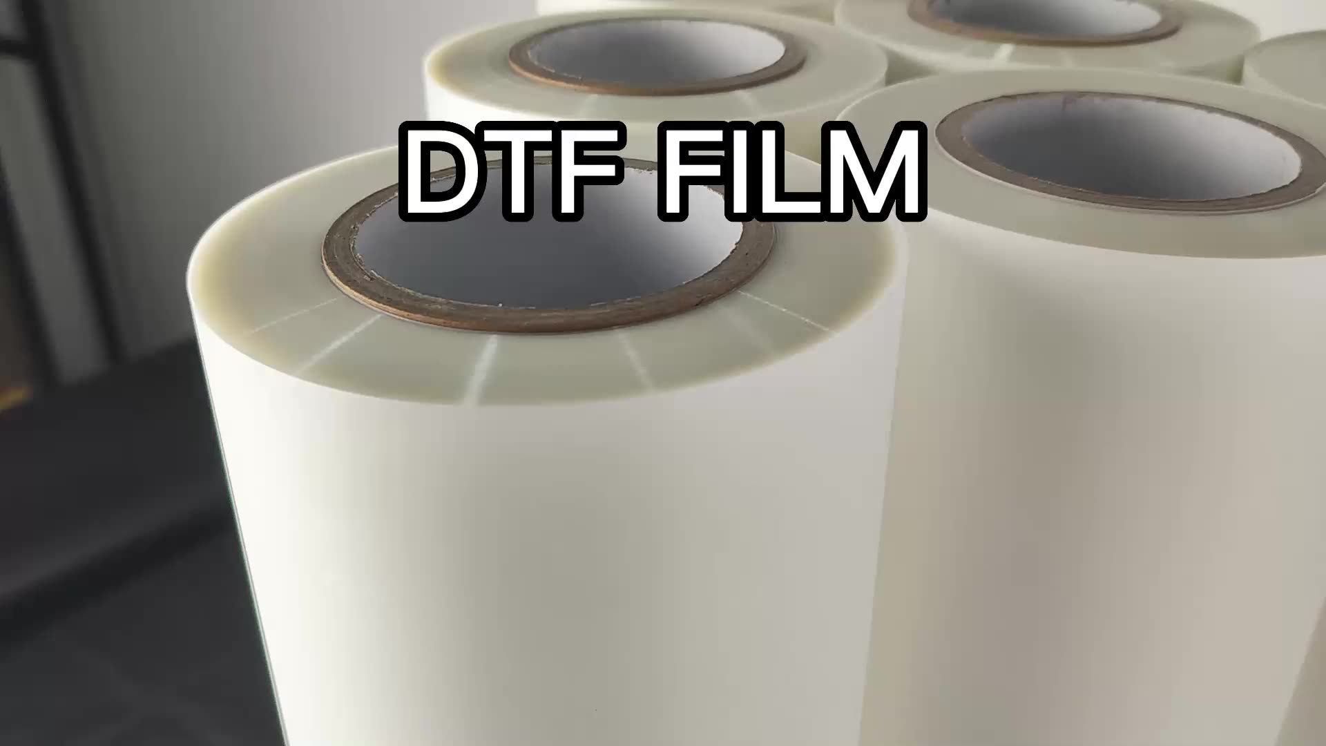 Custom Size Double Single Side Dtf Film Roll 60cm 30cm 33cm Dtf Paper Pet Film Roll For Digital ...