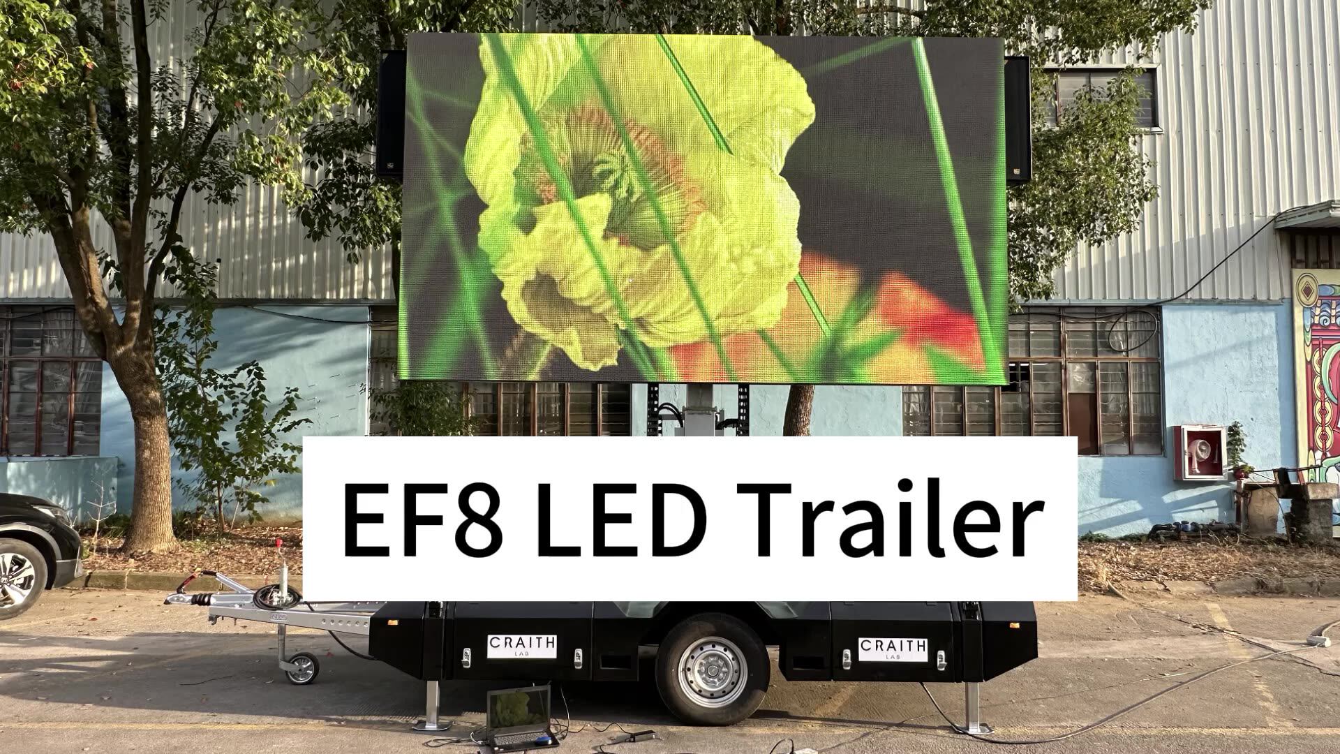 2023w Ef8ne New Energy Outdoor Full Color Led Mobile Trailer Screen ...