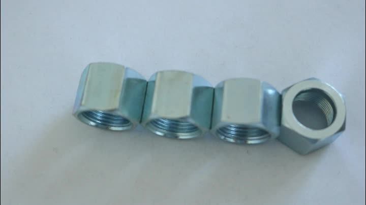 High Pressure Carbon Steel Hex Nuts,Female Screw Slip Nut Hydraulic ...