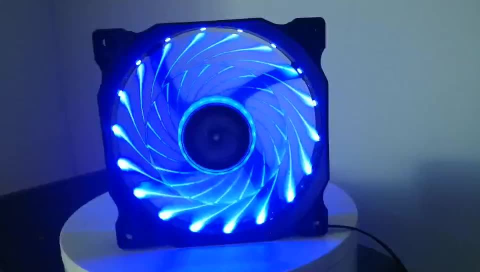 15 Lights Fan Cooling Led Computer Case 12v Pc For Dc Gaming Air 12cm ...