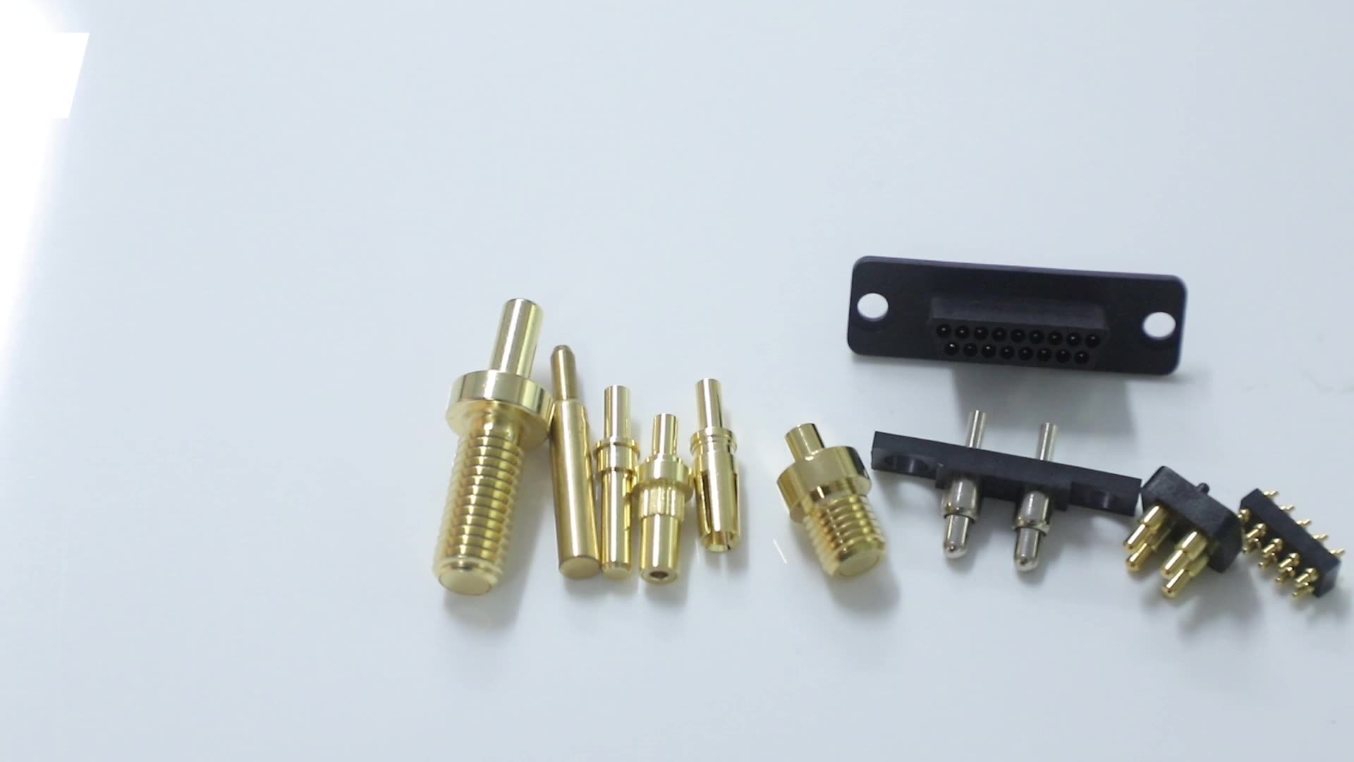 Pogo Pin Connector 5 Pin Spring Loaded Connector 254 Mm Pitch Male Female Connector Buy 5 Pin