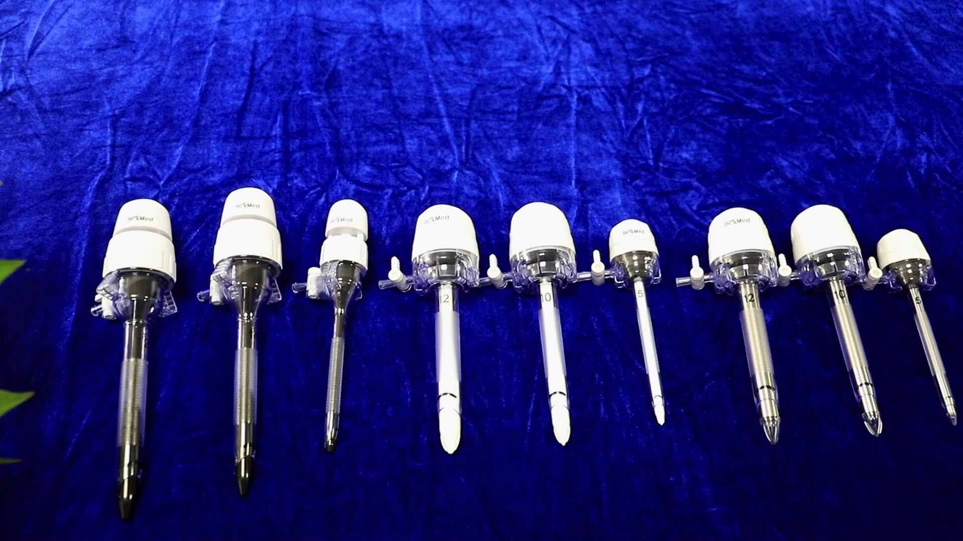 Disposable Laparoscopic Trocar Single Use Cannula Sleeve Trocars 12mm ...