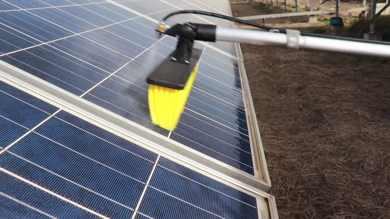 Photovoltaic Washing Product Telescopic Pole Solar Panel Cleaning Tool ...
