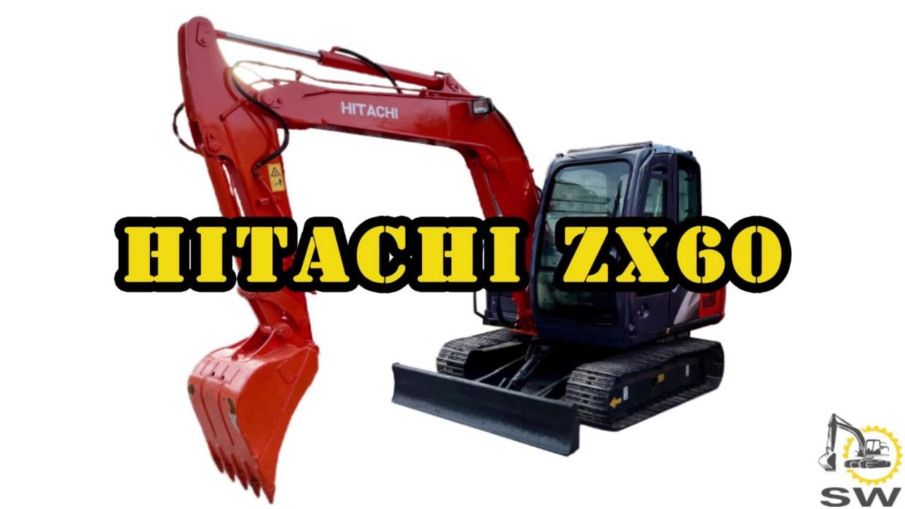 Mini Excavator Hitachi Zx60 With Dozer Blade,Used Hitachi Digger ...