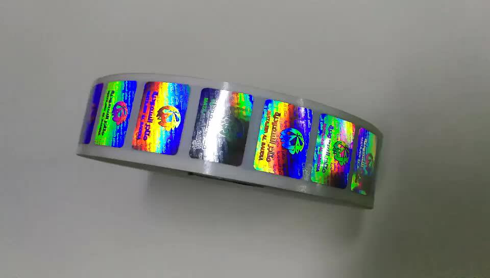 Customized High Quality Hologram Label Sticker With Roll Package - Buy ...