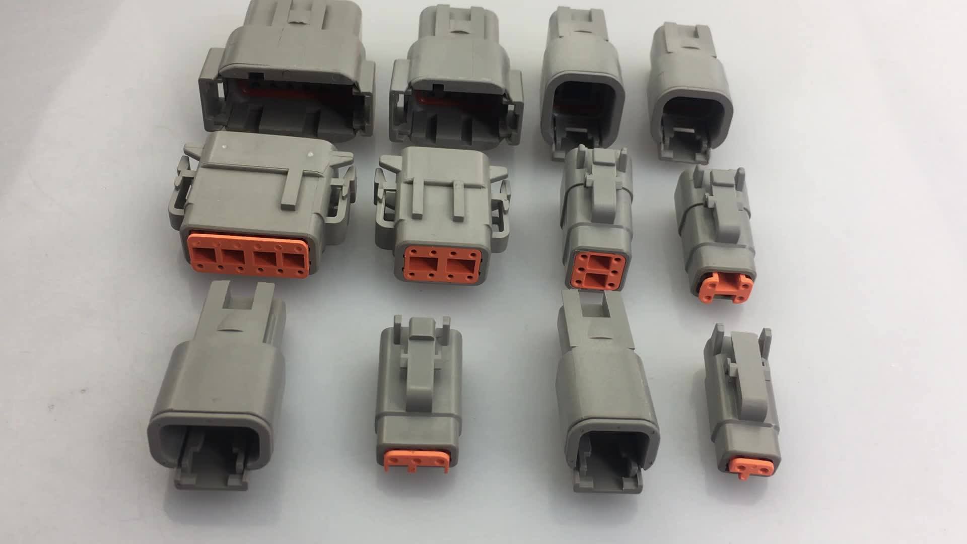 Factory 2 3 4 6 8 12 Pin Male Female Connector Dt04-2p&dt06-2s/dt04-3p ...