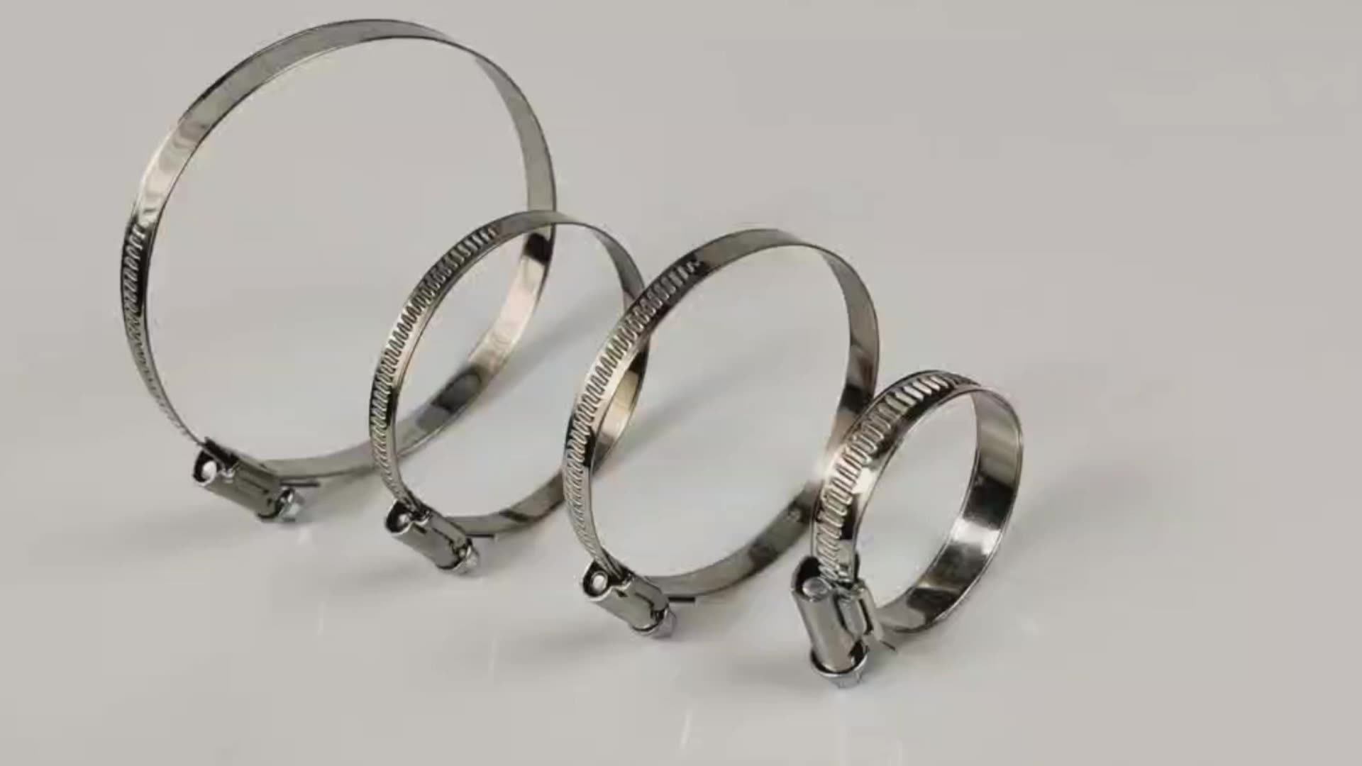 Stainless Steel U Bolt Exhaust Laboratory Clamps Spring Steel Cable ...