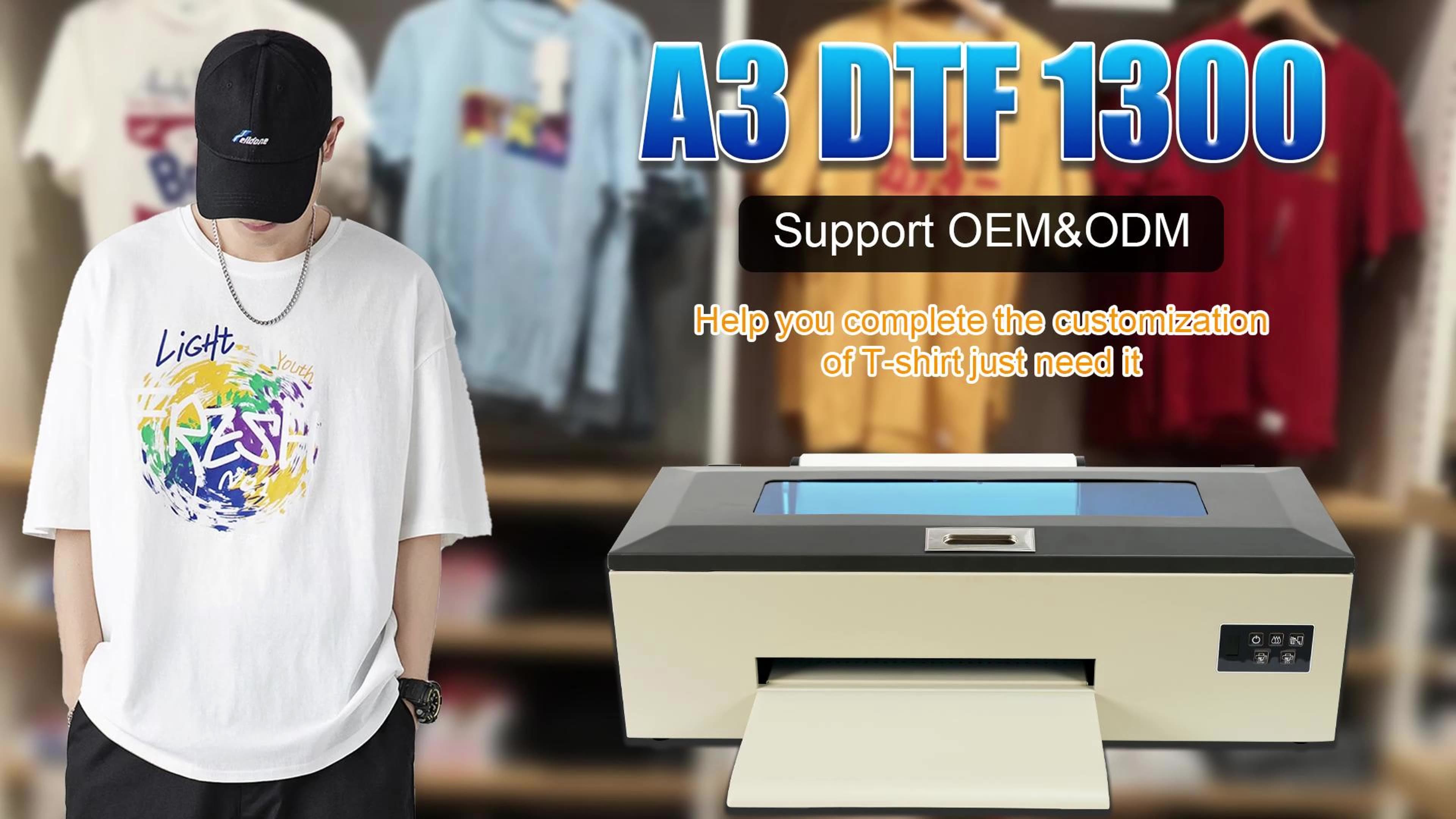 Erasmart 13 Inch 30cm A3 Dtf Heat Transfer Print Tshirt T-shirt Printing Machine Inkjet Dtf ...
