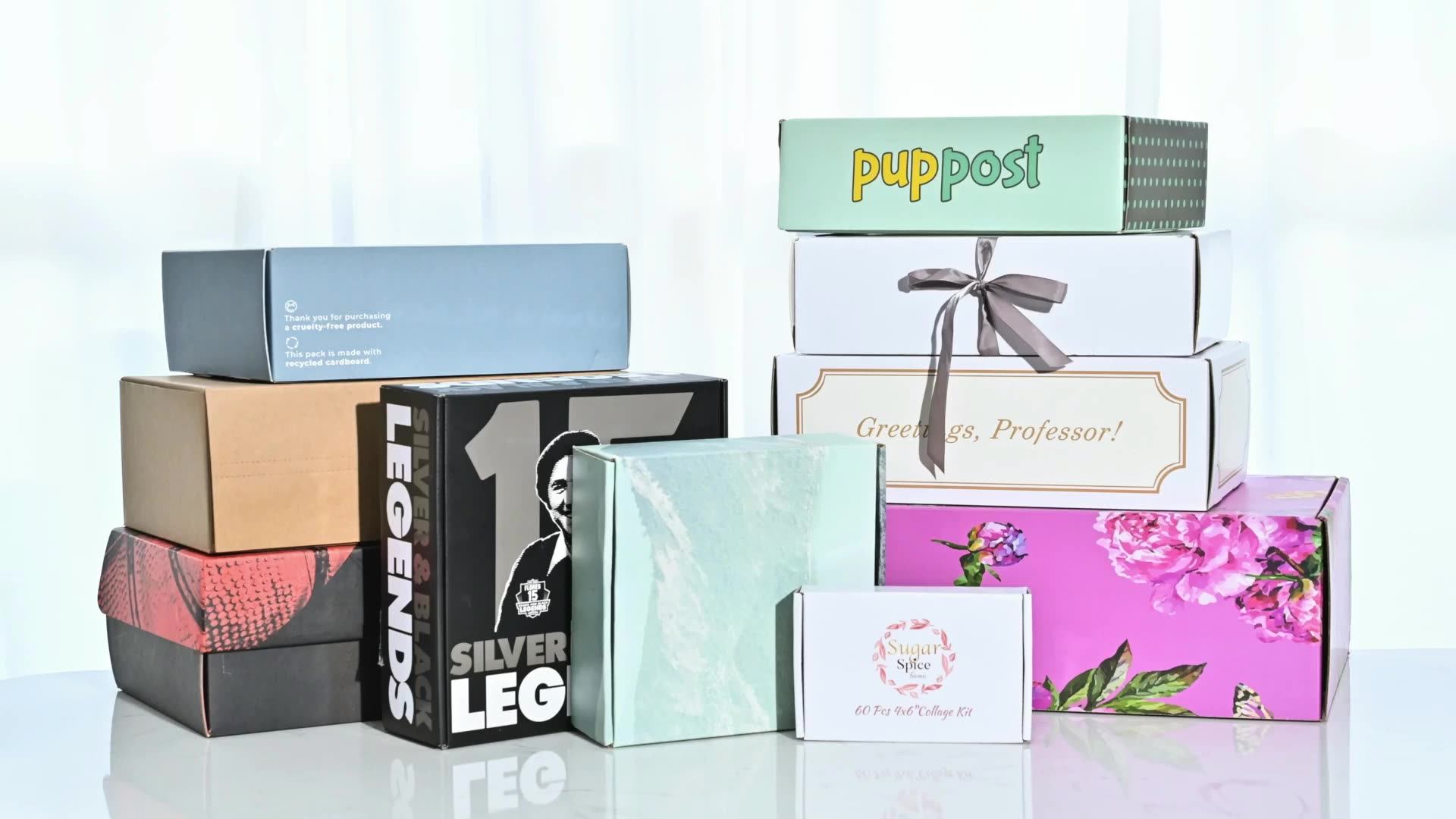 Large Custom Corrugated Packaging Self Seal Postal Boxes Shipping ...