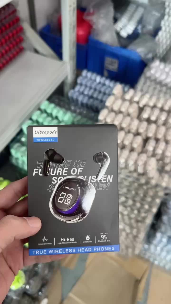 Tws Air39 /uitrapods Pro Crystal Portable Bt Led Display Mini Wireless ...