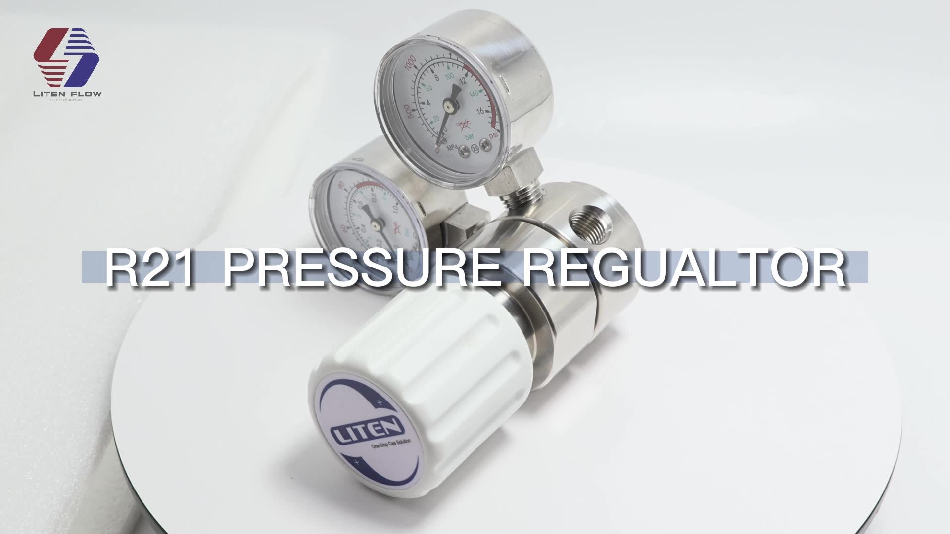 Gas Pressure Reducing Regulators Valve For Hydrogen Helium Air Cng ...