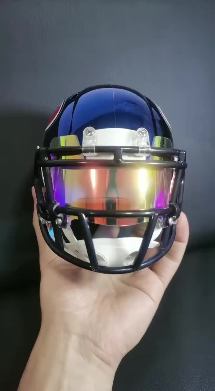 Universal Fit Custom Mini Football Helmet Visors With Clips For ...