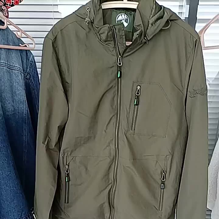 Blank Wind Breaker Outdoor Jacket Custom Logo Water Proof Windbreaker ...