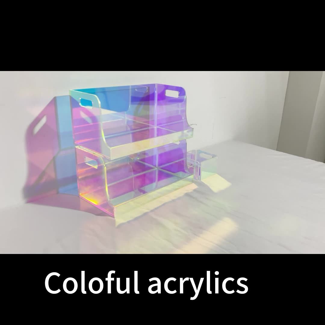 Custom Design Acrylic Display Racks Beauty Skincare Makeup Display ...