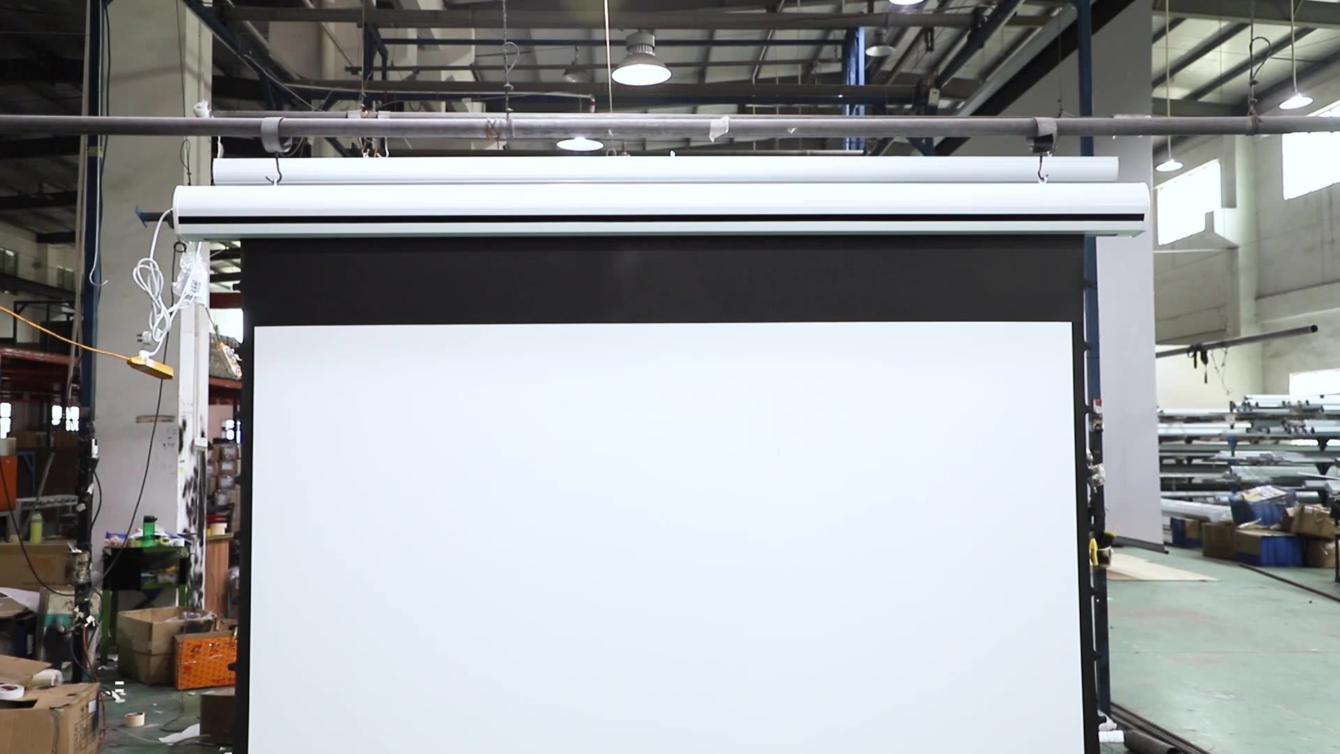 Telon Brand In Ceiling Recessed Hanging Motorized Tab Tensioned ...