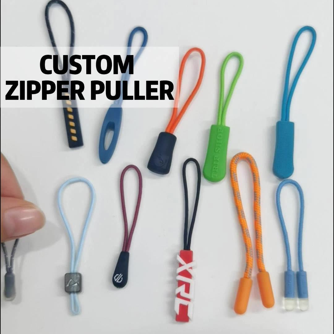 Accept Custom Sample Silicone Zipper Pulls Custom Logo Soft Pvc Rubber ...