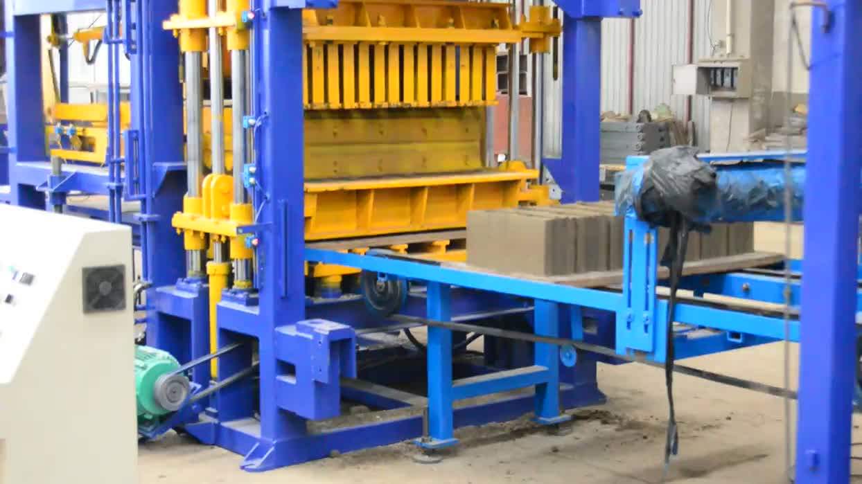 Qt5-15 Cement Block Machines Automatic Columbia Concrete Block Machine ...