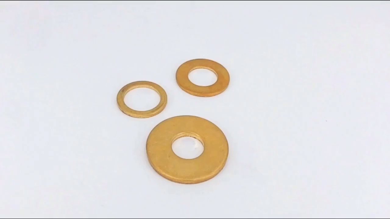 Din9021 Large Flat Copper Brass Fender Washer Plain M3 M4 M5 M6 M8 M10 ...