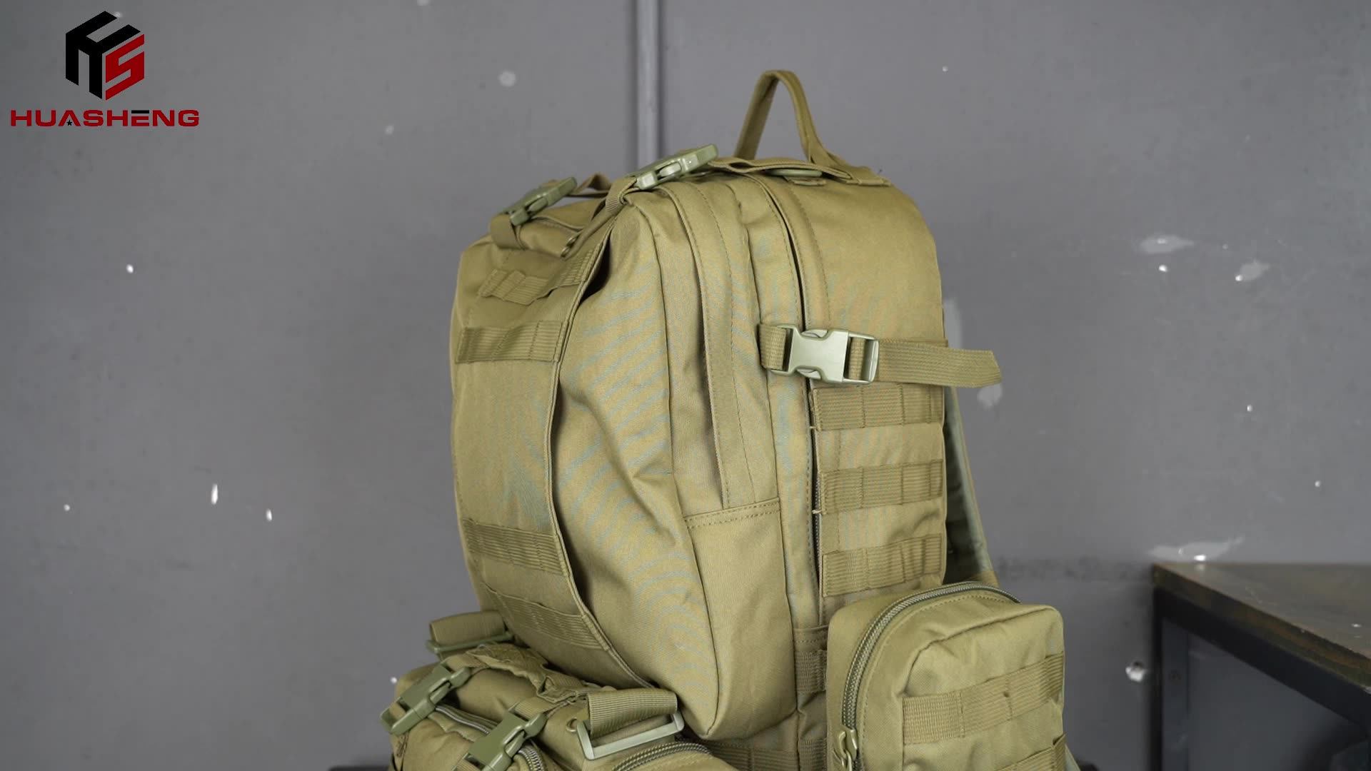 50l Large Molle Backpack Four-in-one Outdoor Tactical Backpack Camo ...