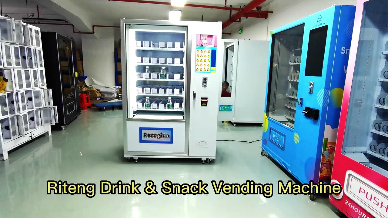 New 2024 Custom Canned Food Vending Machine Automatic With Advertising ...