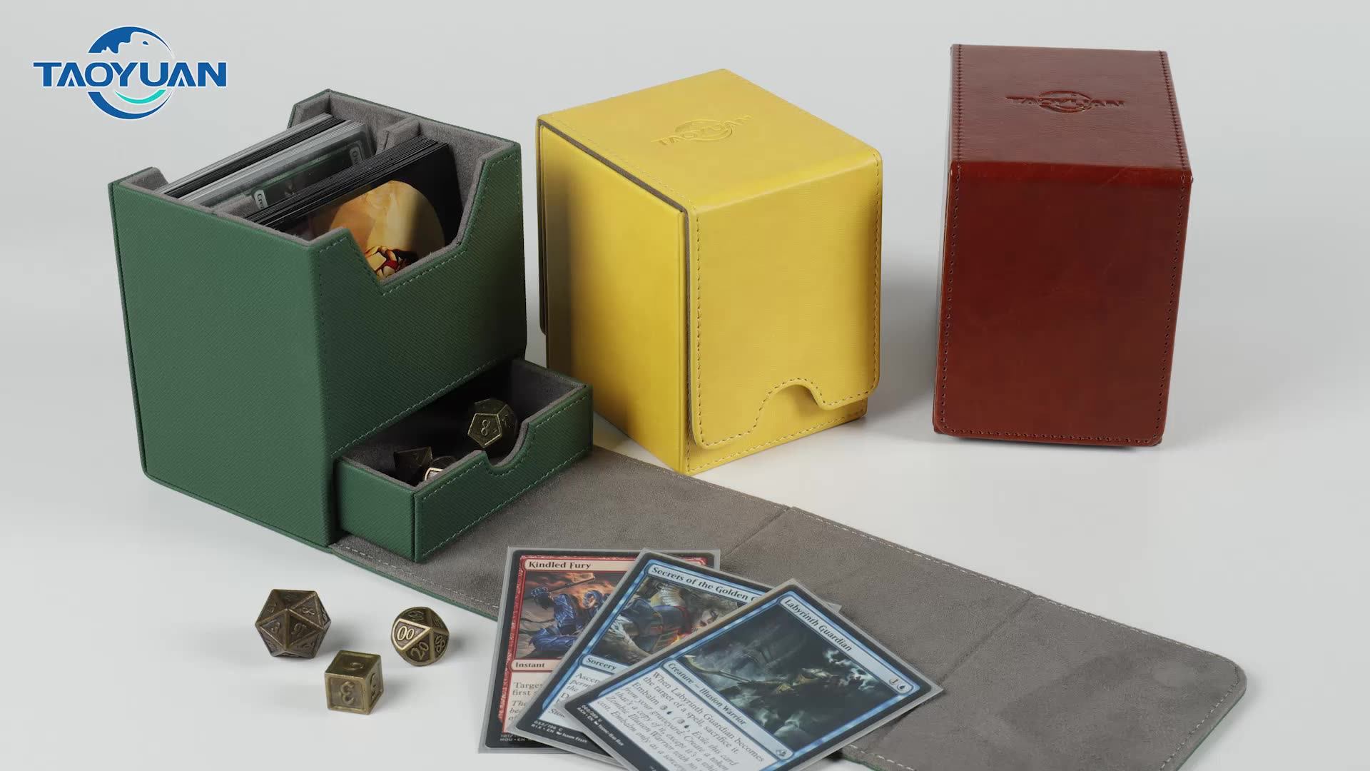 2020 Newest Design Removable Flip Cover Card Collecting Deck Box With ...