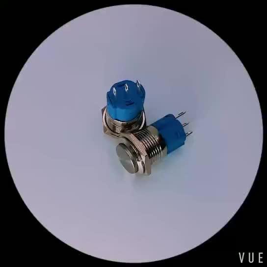 19mm 120v On Off Type Anti-vandal Momentary Electrical Waterproof Push ...