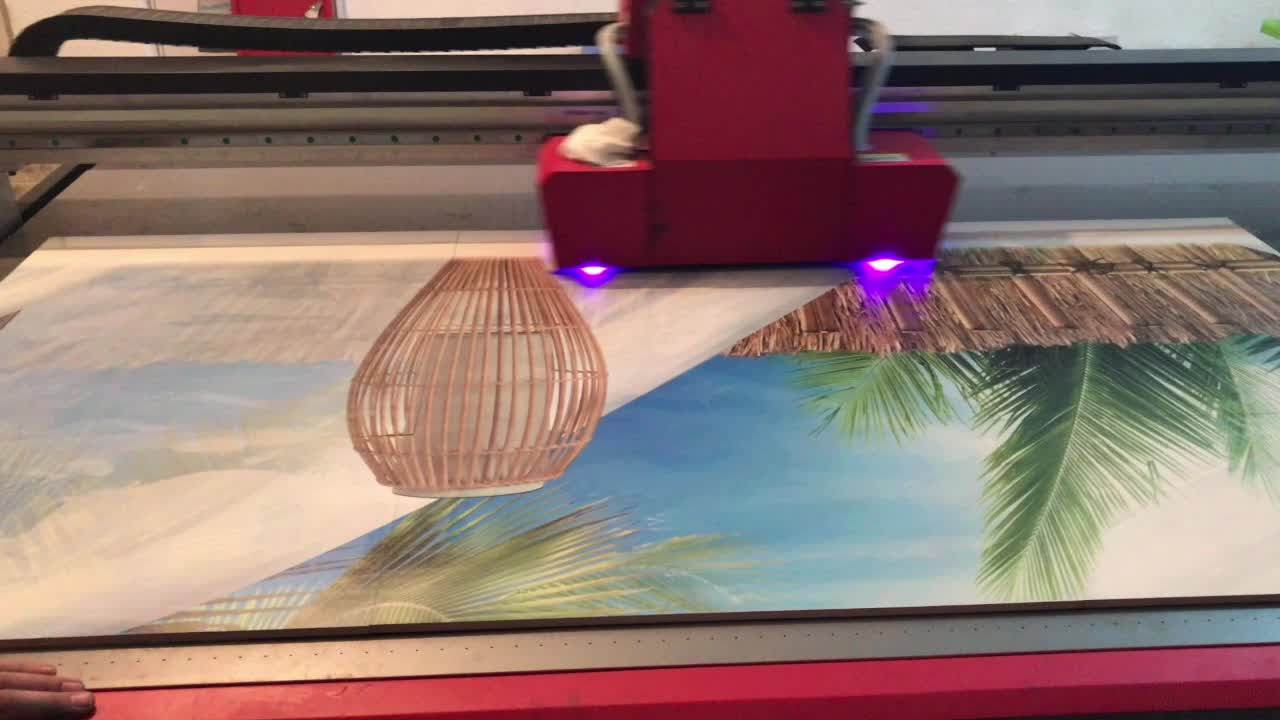 Uv 2513 Flatbed Uv Led Printer Printing Onto Metal Acrylic Sheet - Buy ...