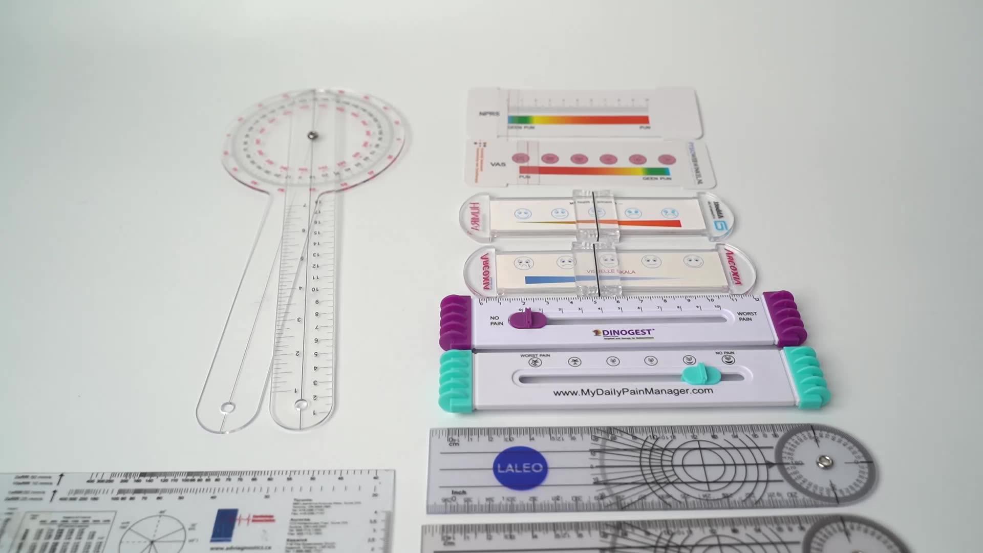 Nursing Professional Pvc Flexible Plastic Medical Vas Pain Score Scale ...