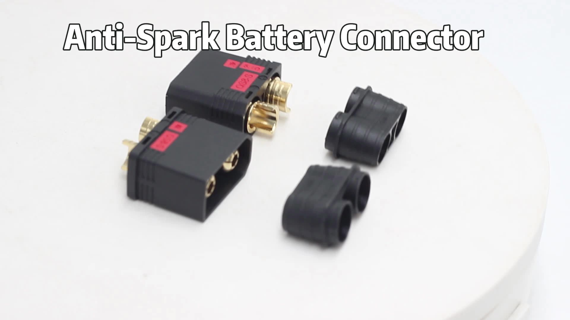 Qs8-s Heavy Duty Anti-spark Battery Connector Gold Large Current Power ...