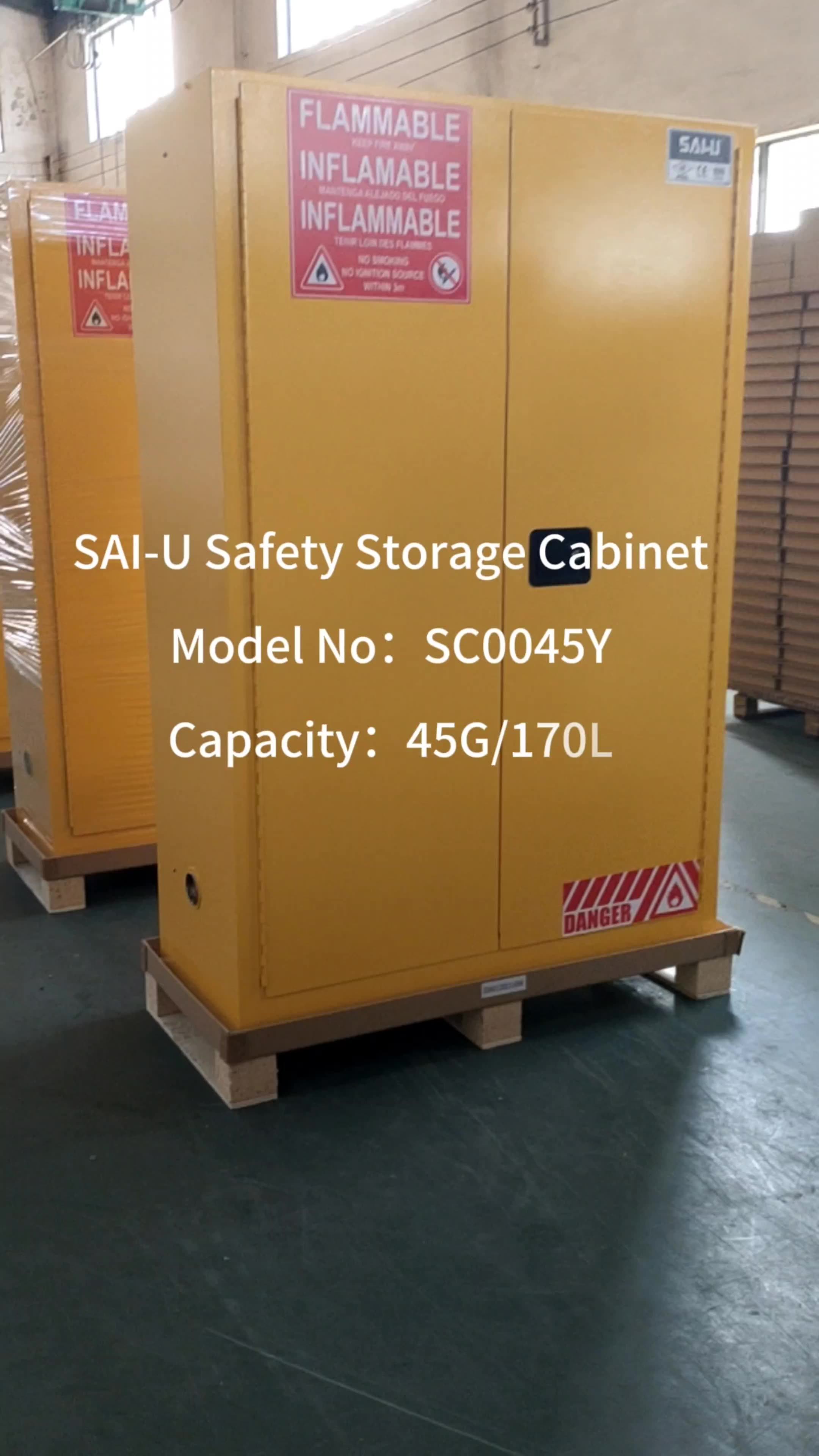 Dangerous Goods Storage Cabinet With Fm Sai-u Safe Fireproof Storage ...