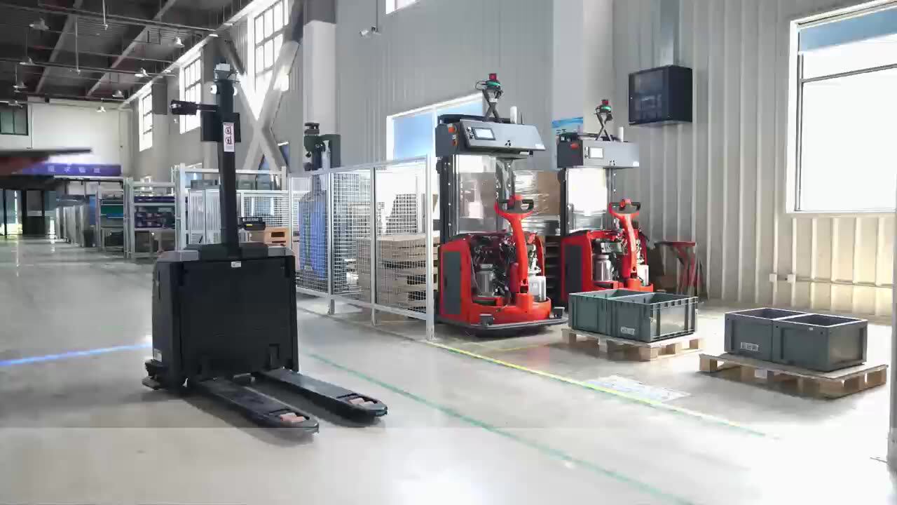 Warehouse Autonomous Delivery And Stacking Forklift Agv Smart Version ...