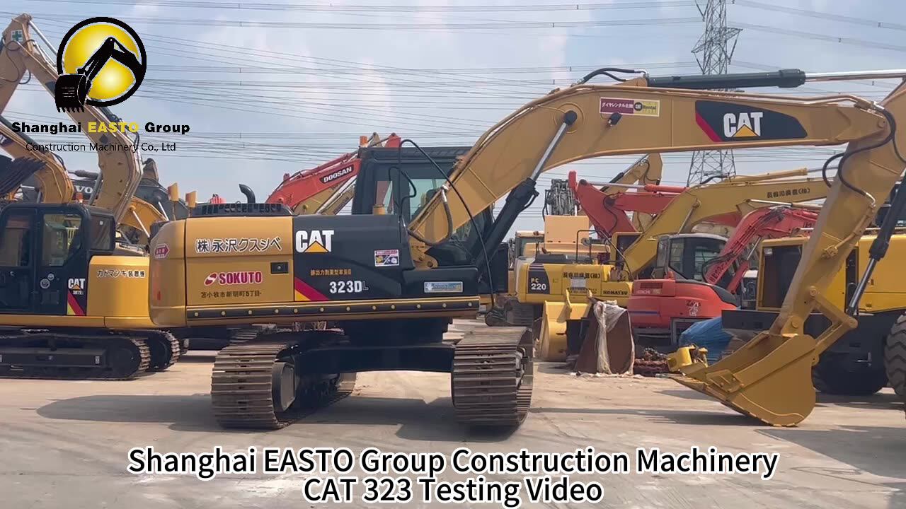 Used Excavator Caterpillar Cat323d Cat320d Original Japan 20ton 23ton ...