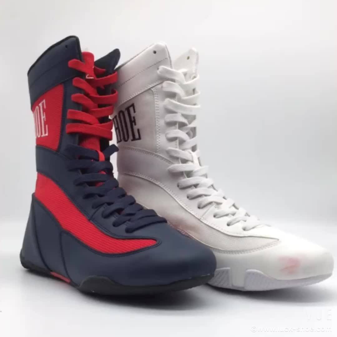 2018 Custom Athletic Full Length Boxing Shoes For Men Master High Kick ...